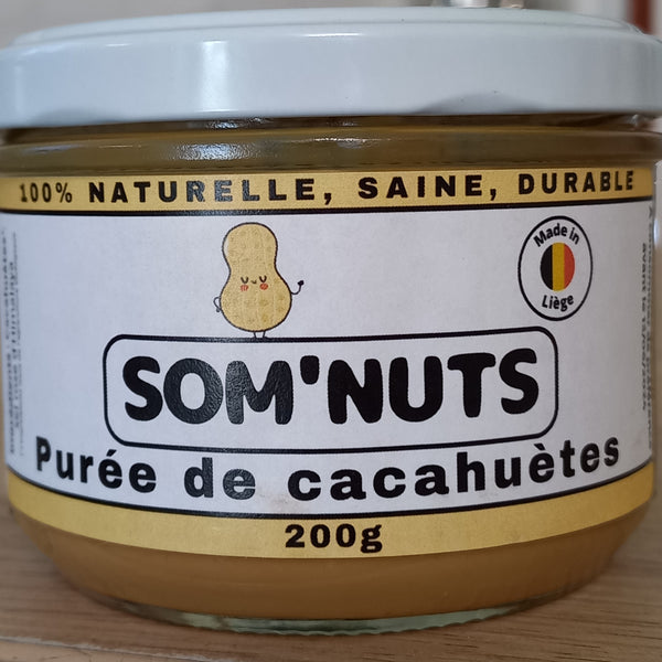 Pâte de cacahuètes 200gr som'nuts – vracandgo